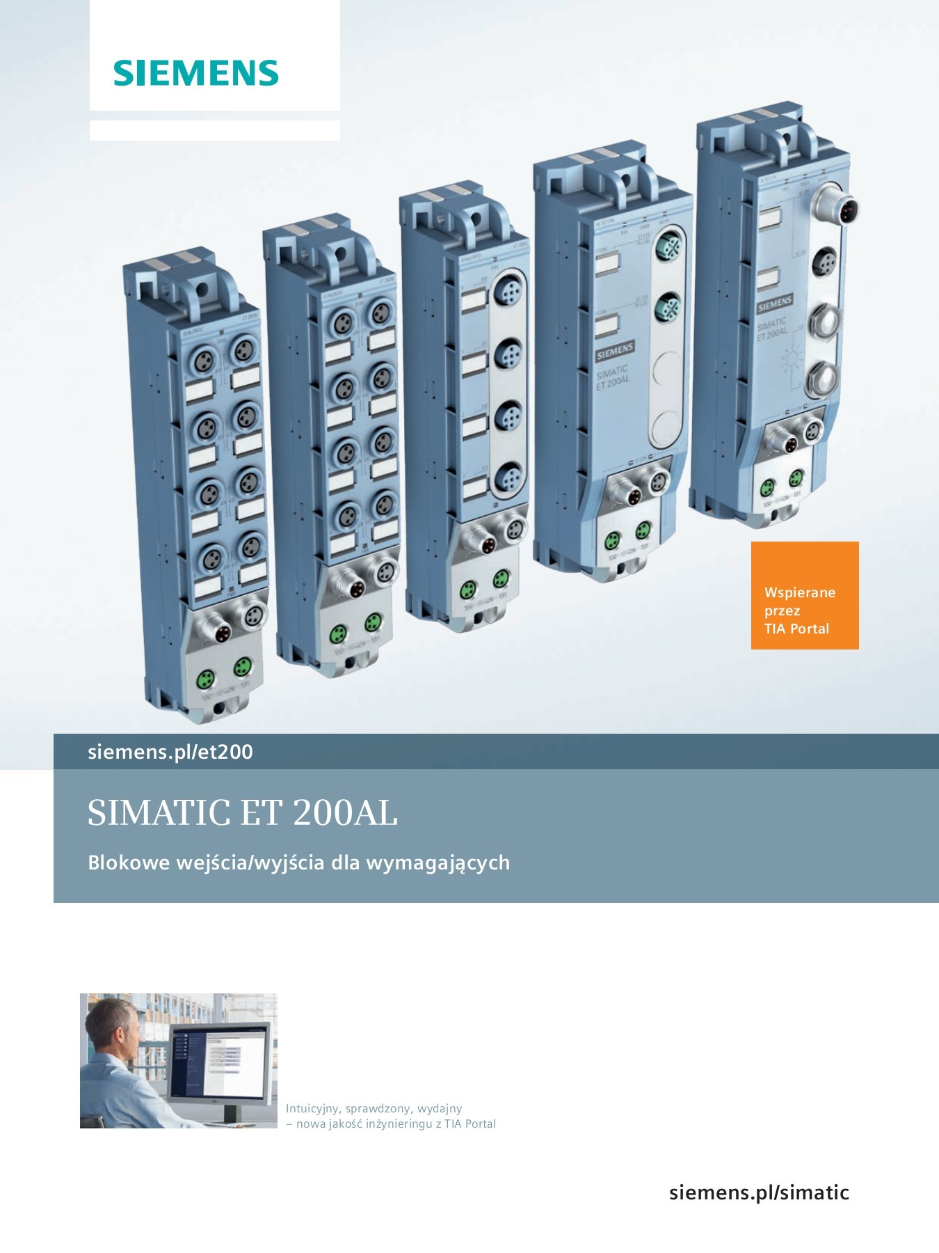 SIMATIC ET 200AL - blokowe wejścia/wyjścia dla wymagających ...
